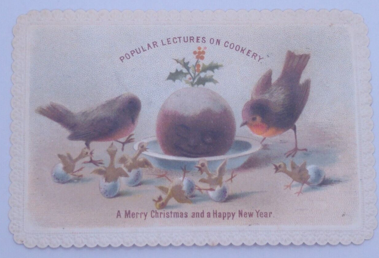Anthropomorphic Pudding Robin Birds Goodall Victorian Christmas ...