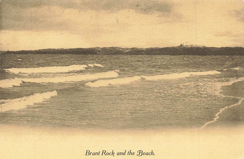 Vintage Beach Surf Waves Breakers Brant Rock MA P501 | United States ...