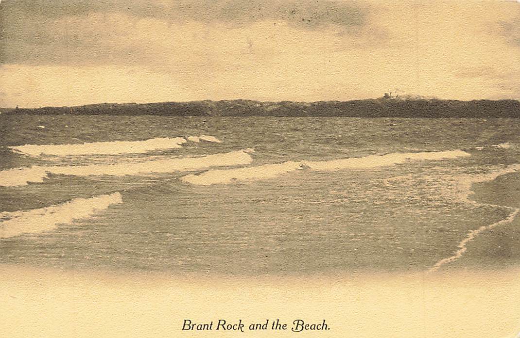 Vintage Beach Surf Waves Breakers Brant Rock MA P501 | United States ...
