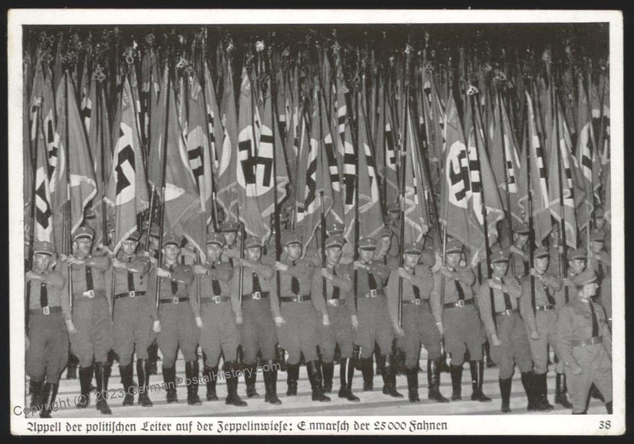 3rd Reich Germany 1936 Nuremberg Rally Reichsparteitag Political ...