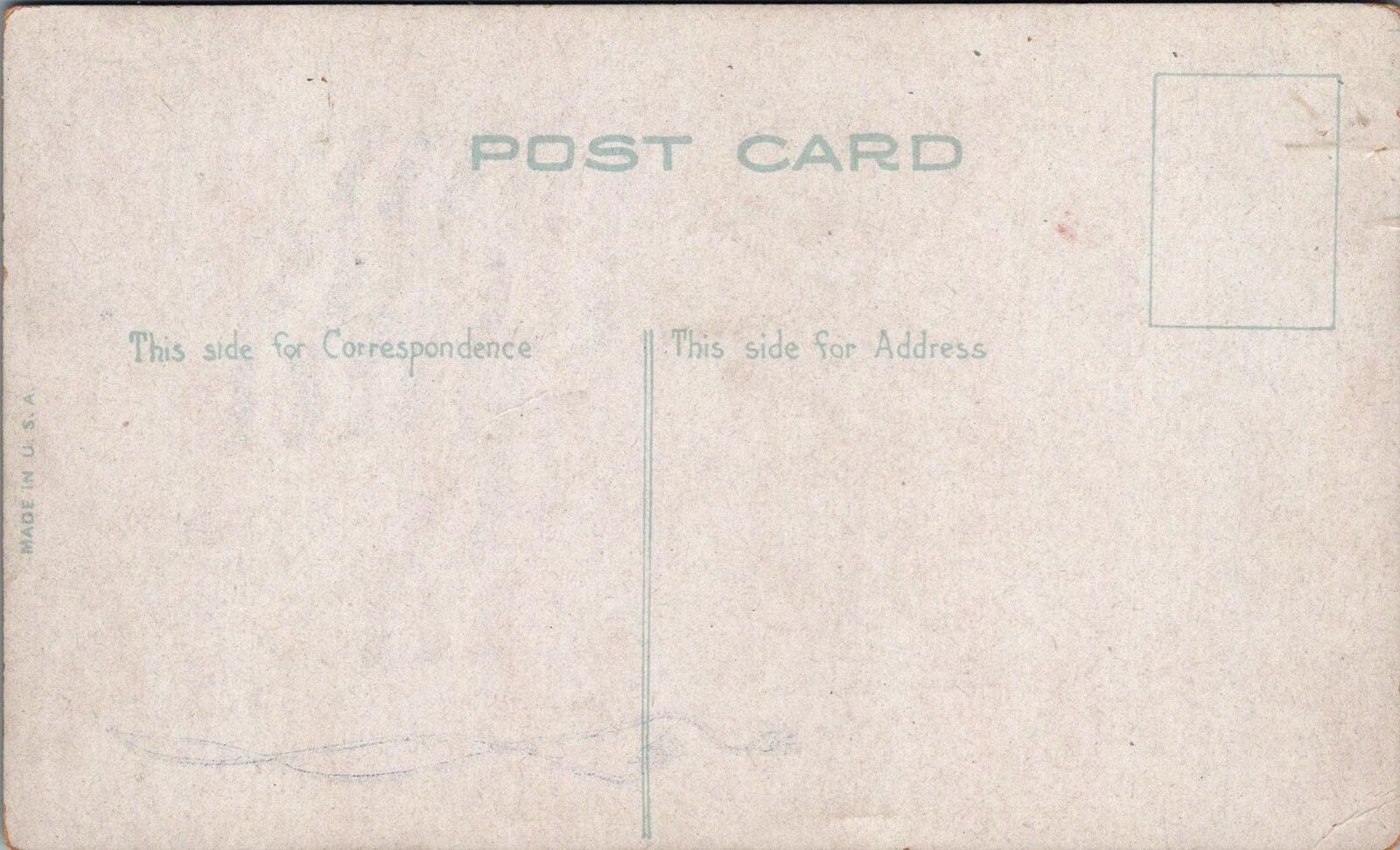 Postcard Patriotic American Flag Breathes there the Man with Soul So ...