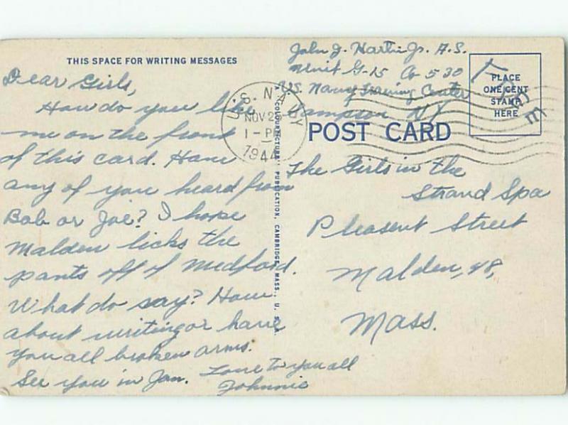 Linen Risque Sexy Girl Slips Beside Wwii Navy Sailor Ab6593 Topics