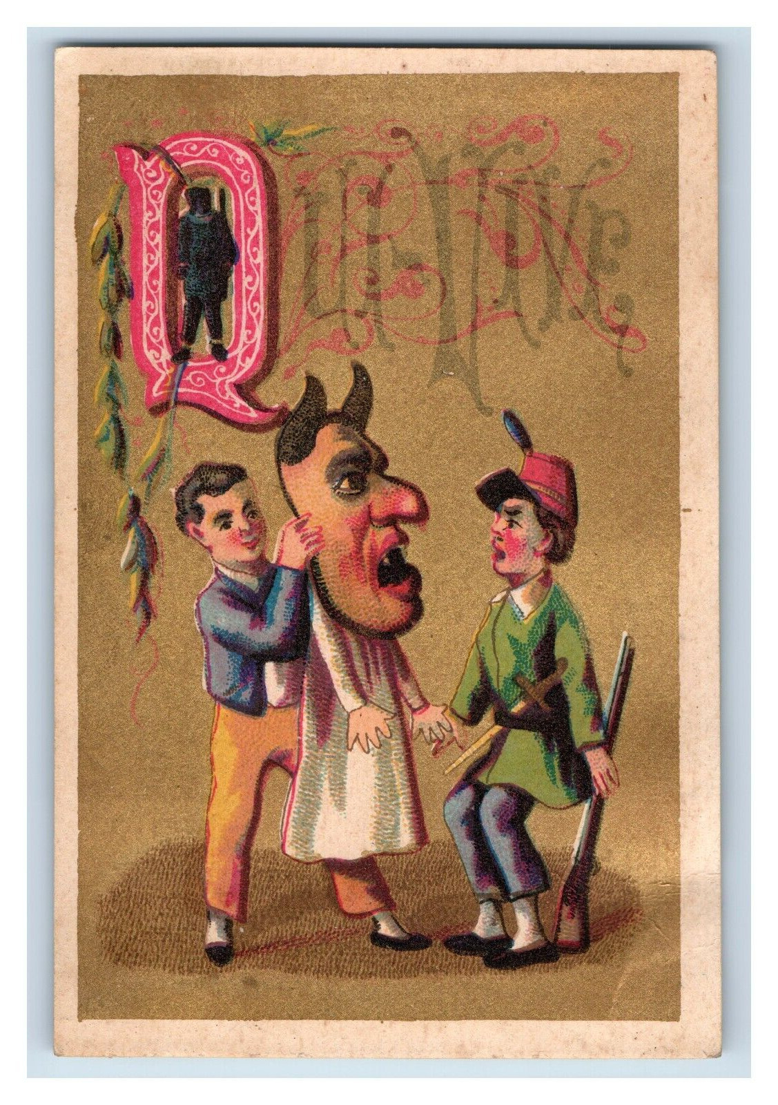 1880s Victorian Comical Caricatures Alphabet Trade Cards Set Of 8 #2 F6 ...