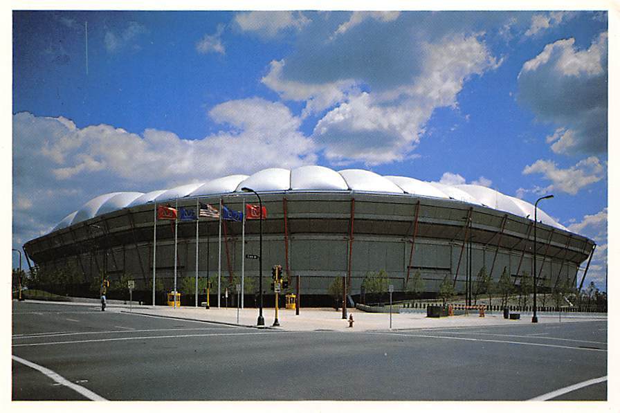 Hubert H Humphrey Metrodome Stadium Minneapolis, MN., USA Football ...
