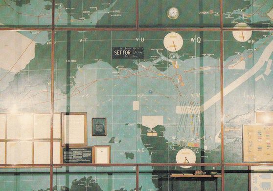 Normandy Invasion WW2 Map War Military Exhibit Postcard | Europe ...