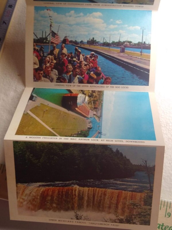 Postcard Folder Modern Freighter In The Mac Arthur Lock, Sault Ste ...