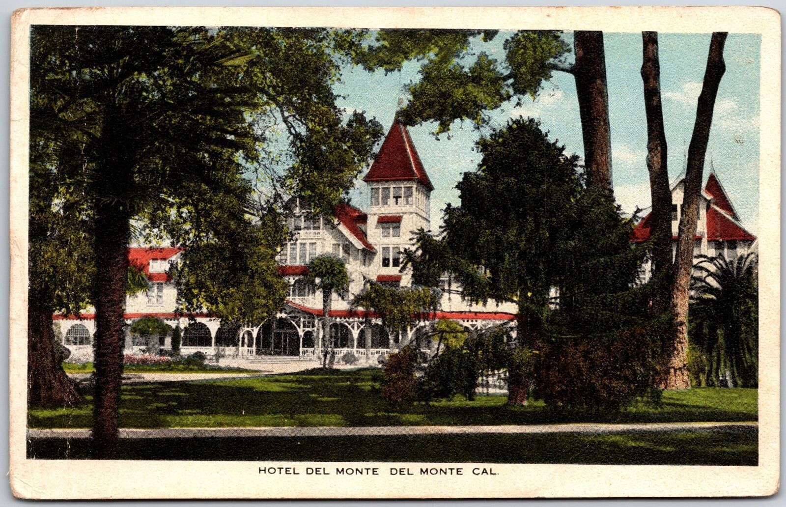 Hotel Del Monte Del Monte California CA Grounds And Building Postcard ...
