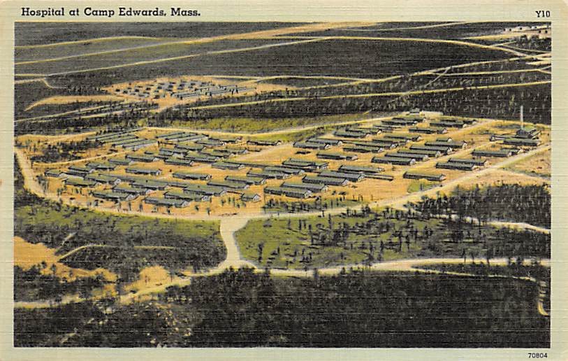 Hospital at Camp Edwards Mass USA Military Unused | Topics - Militaria ...