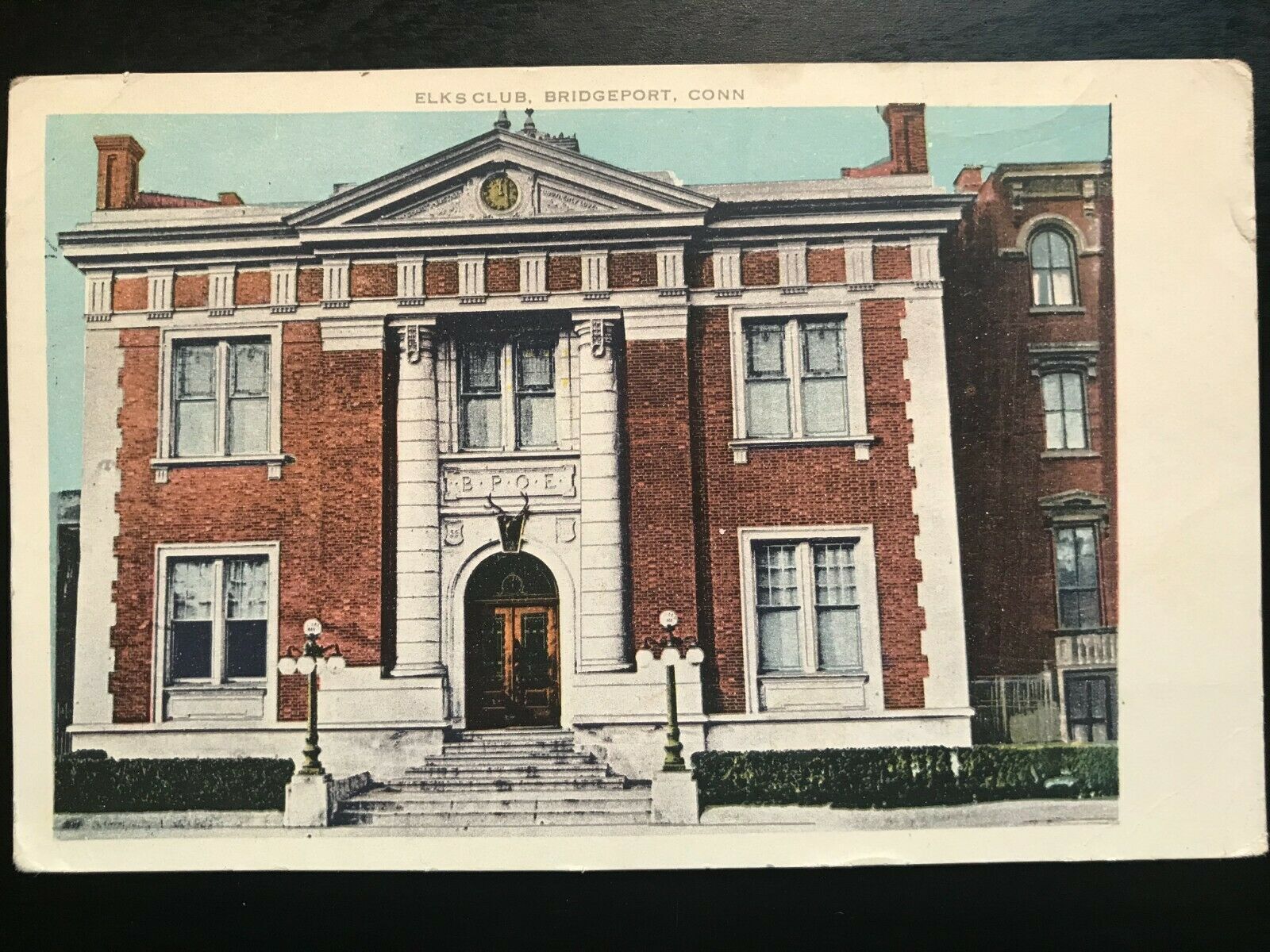 Vintage Postcard 1921 The Elks Club Bridgeport Connecticut | United ...
