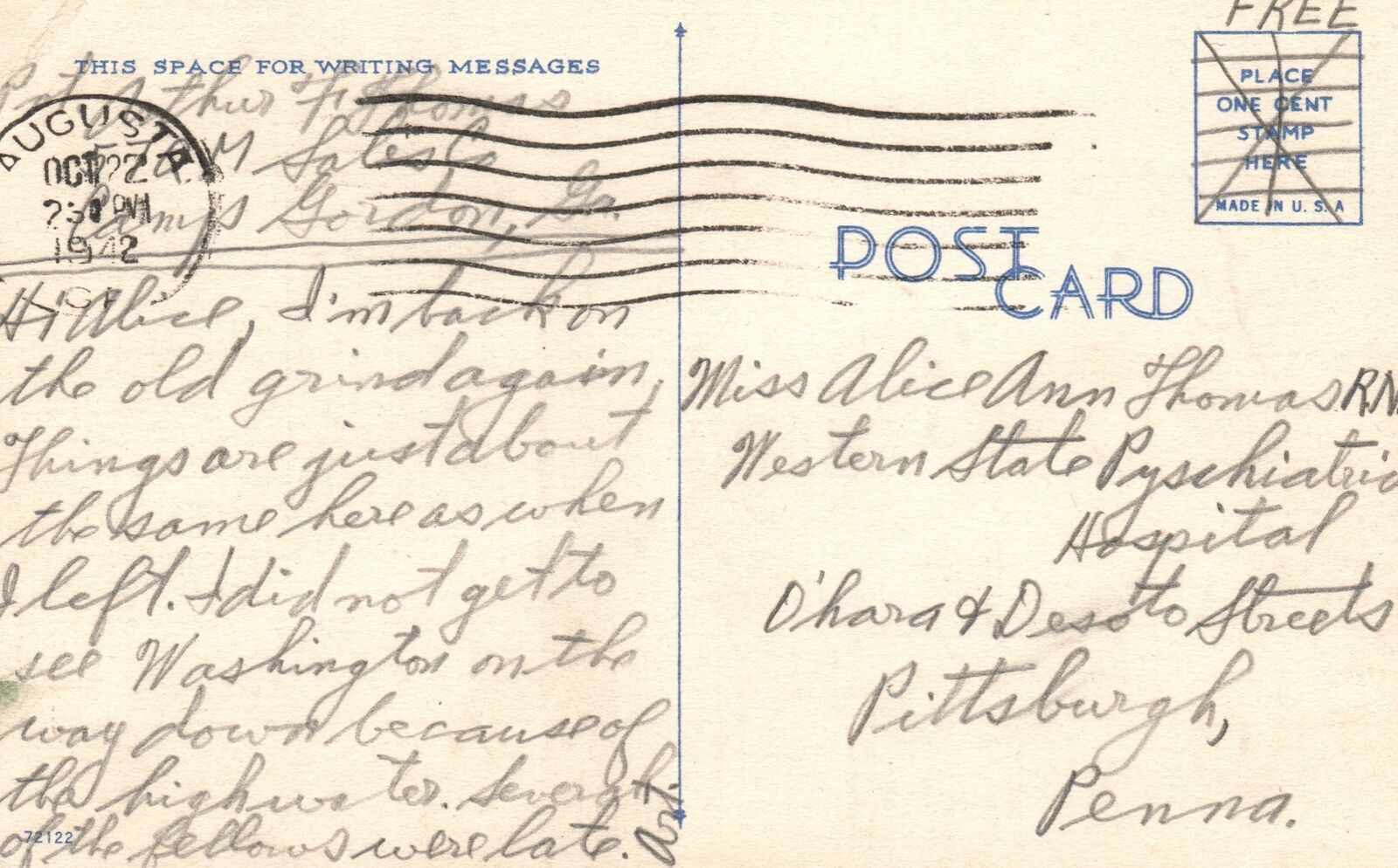 Vintage Postcard 1942 You'll Notice Lady I'm Getting All The Dirt Comic ...