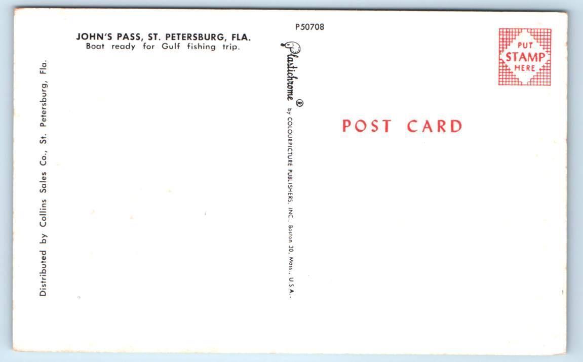 JOHN'S PASS, FL Florida ~ FISHING BOAT & BAIT SHOP Coke Sign c1950s ...