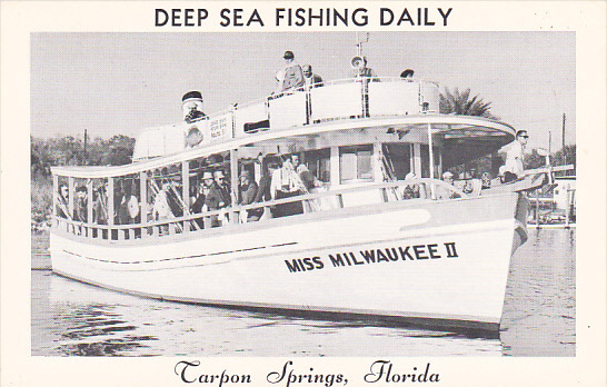 Florida Tarpon Springs Miss Milwaukee II Deep Sea Fishing Boat | United ...