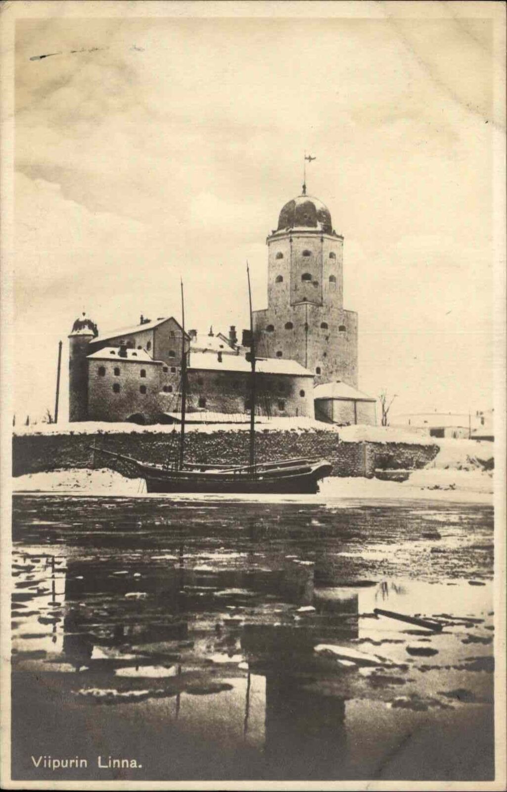 Vintage RPPC Vyborg RUSSIA Viipurin Linna STONE TOWER | Europe - Russia ...