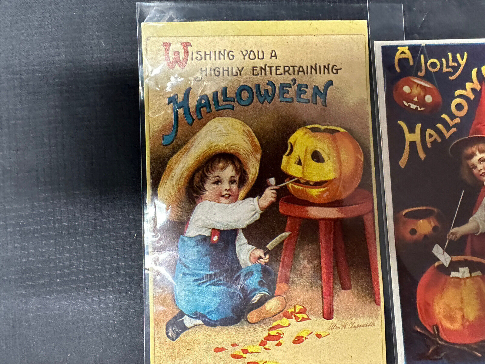 Vintage Halloween Postcards Lot of 4 - Reproduction of Early 1900'S Era ...