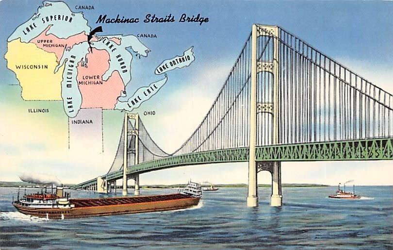 The Mackinac Bridge World's Longest Suspension Bridge - Mackinac Bridge ...