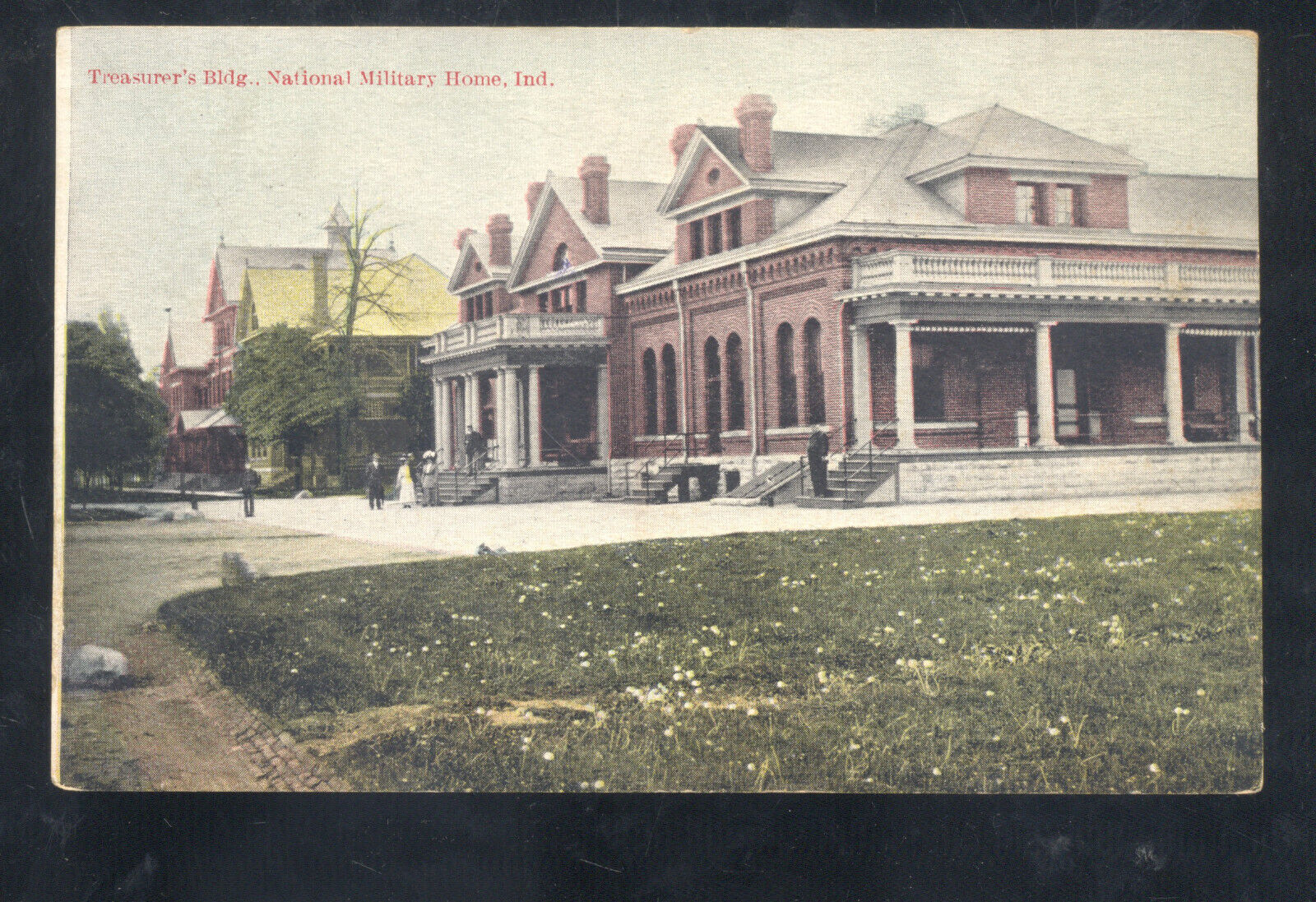 National Military Home Indiana Treasurer Building Vintage Postcard ...