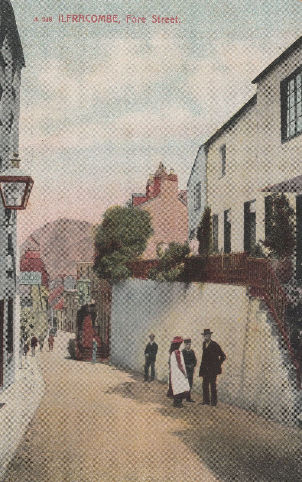 Ilfracombe Fore Street Old Devon Postcard | Europe - United Kingdom ...