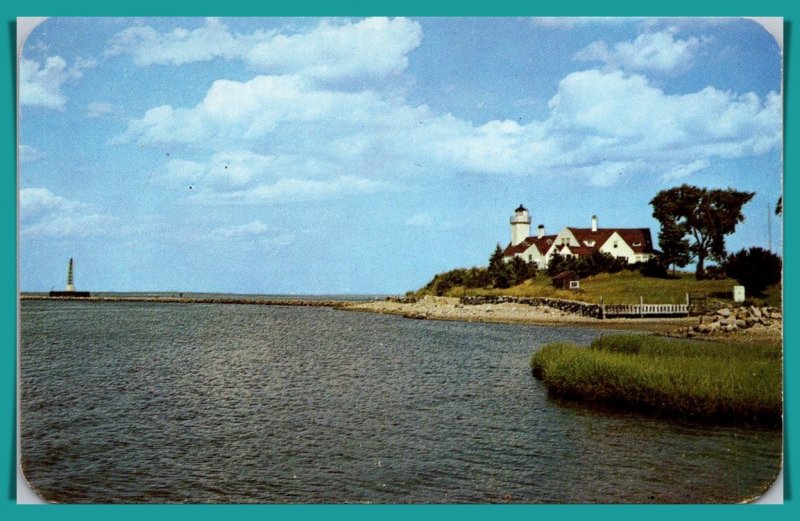 Rhode Island, Wickford - Old Wickford Lighthouse On Poplar Point - [RI ...