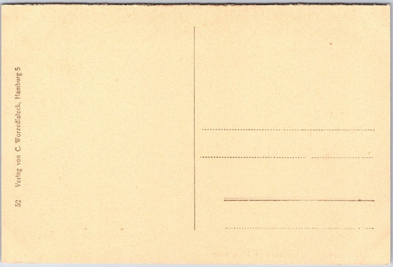 Vintage Postcard the Uhlenhorst Ferry Terminal at Hamburg Germany C ...