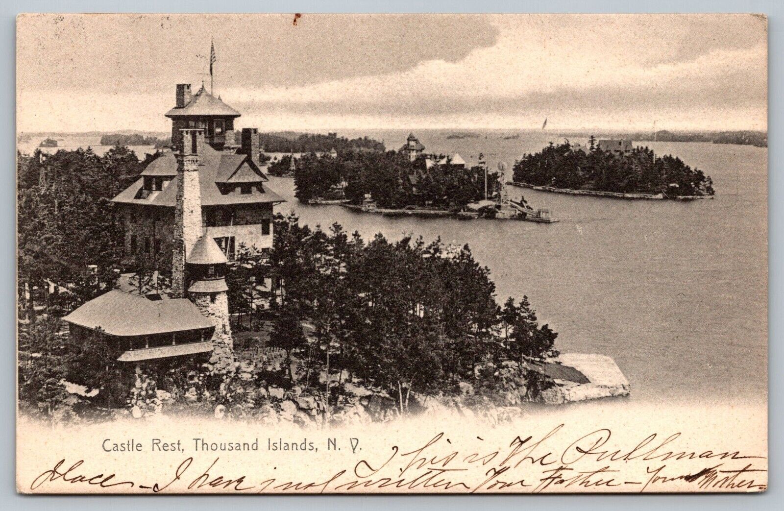 Postcard Castle Rest Thousand Islands New York NY Printed in Germany ...