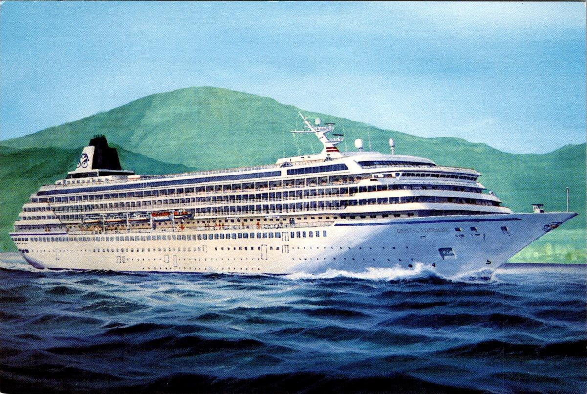 Crystal Cruise Lines CRYSTAL SYMPHONY SHIP 4X6 Continental Postcard ...