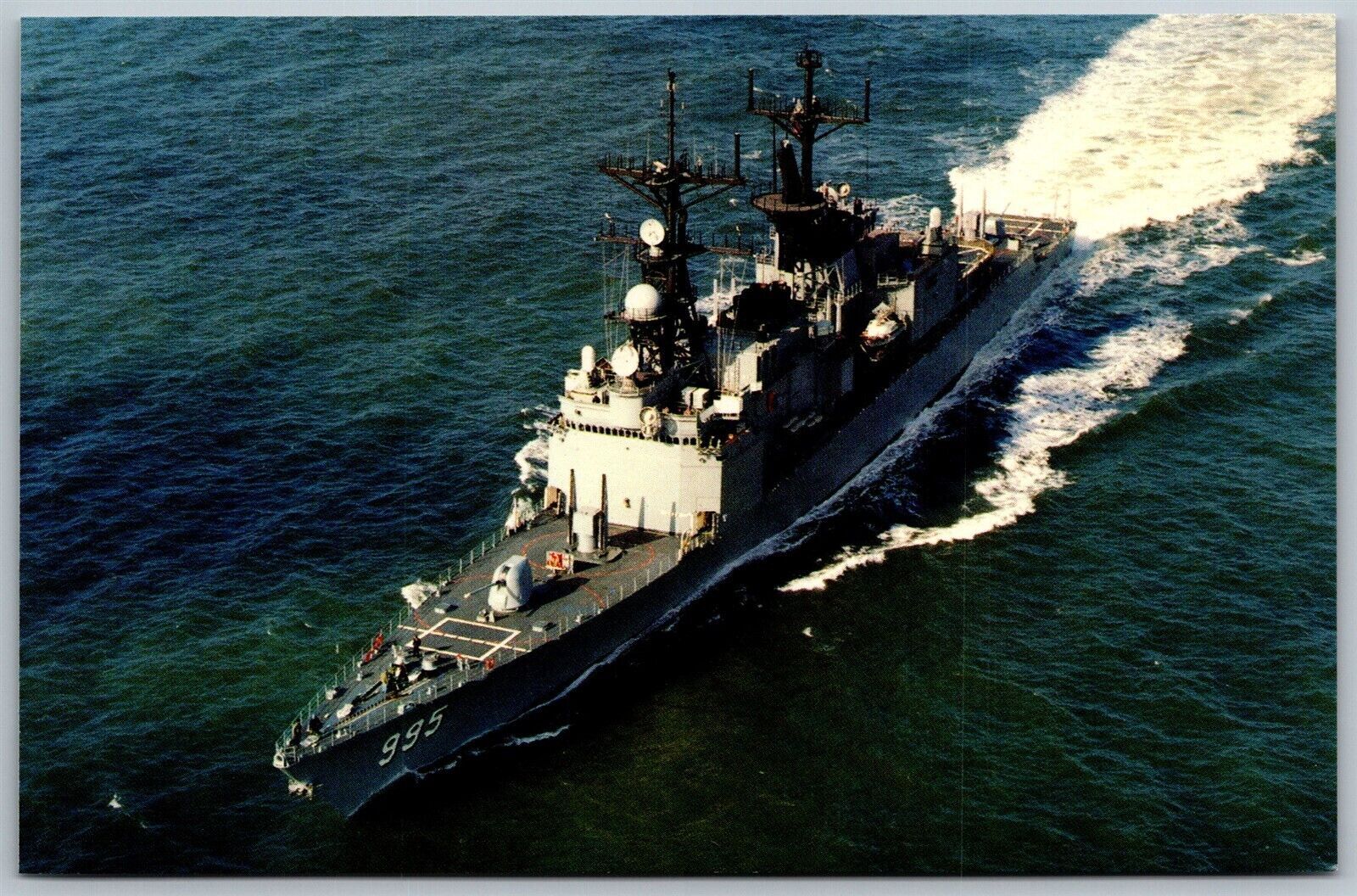 Vtg U.S.S. Scott DDG-995 Guided Missle Destroyer 1970s Chrome View ...