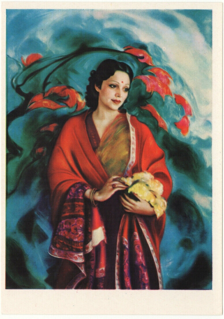 Mistress Devika Rani Roerich by Svyatoslav Roerich USSR Russian ...