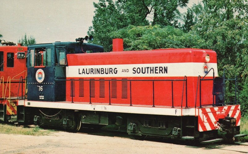 Vintage Postcard Laurenburg Southern Railroad Spirit Of 76 70 Tonner ...