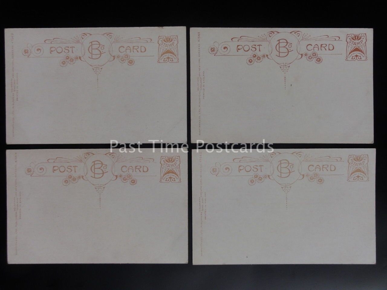 TIME WILL ALWAYS BRING FORGIVENESS Bamforth & Co Song Cards set No 4754 ...