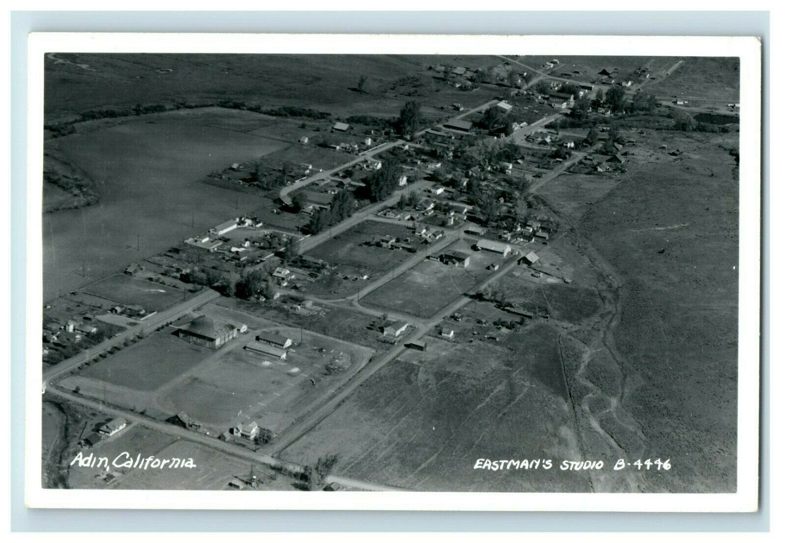 Vintage RPPC Bird's Eye View Adin, CA Eastman Studio Postcard F65 ...