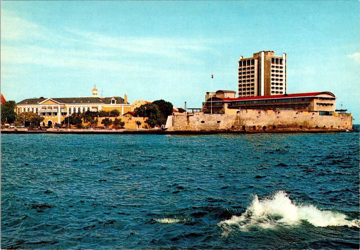 2~4X6 Postcards Curacao BREEDESTRAAT Street Scene~KNSM & HOTEL ...