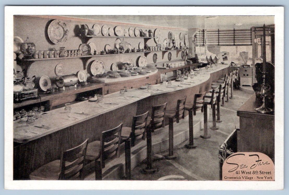 SEA Fare Restaurant Greenwich Village NYC Interior View Snack BAR ...