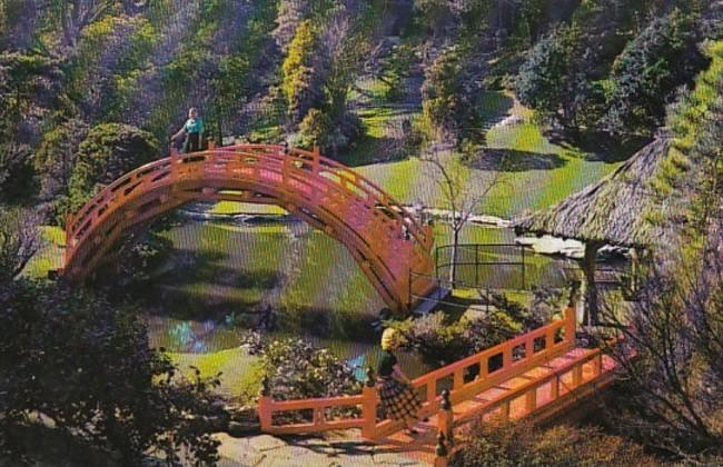 California San Marino Moon Bridge Huntington Library and Art Gallery ...