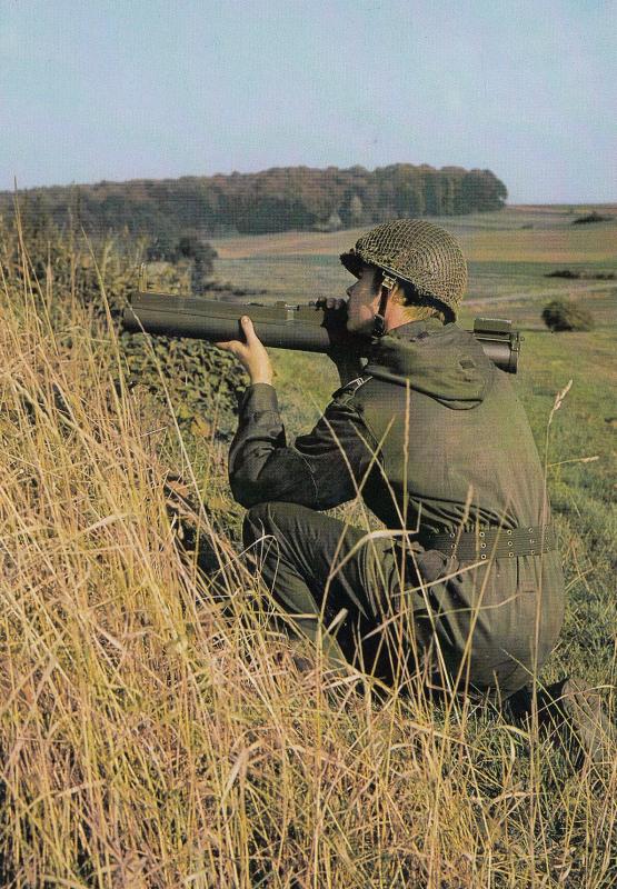 Belgium Army War M72 Law Anti Tank Weapon Rocket Launcher Postcard ...