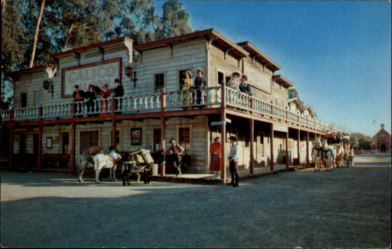 Knotts Berry Farm, CA Amusement Park Calico Saloon Donkey c1950s-60s ...