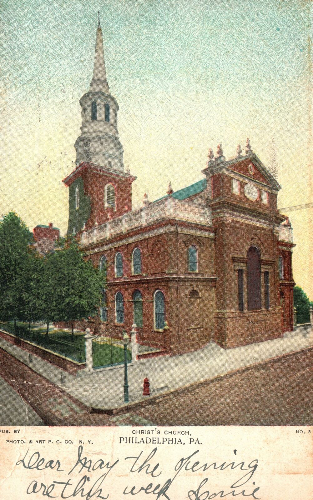 Vintage Postcard 1907 The Christ's Church Philadelphia Pennsylvania PA ...