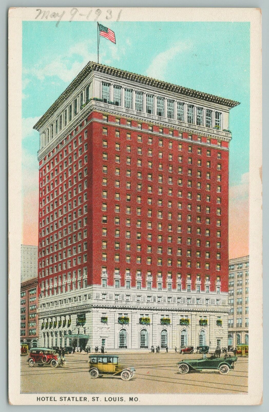 St Louis Missouri~Hotel Statler Building~Vintage Postcard | United ...