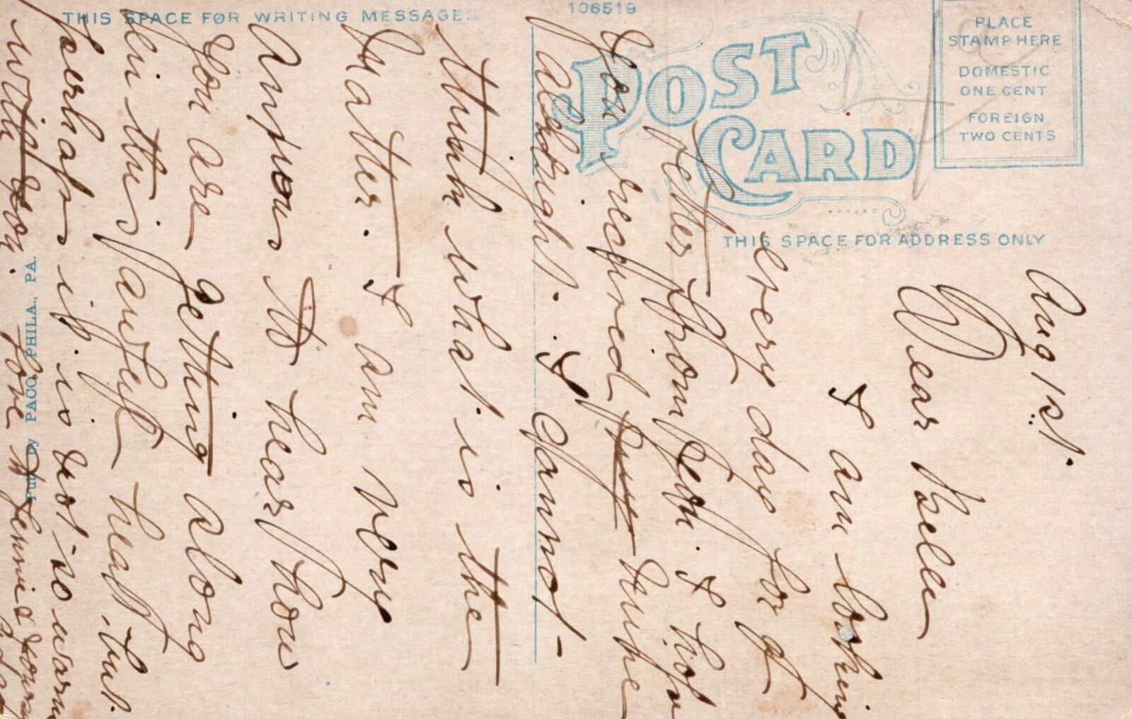 Vintage Postcard the Lake Inside Tenth Street Park Wilmington Delaware ...