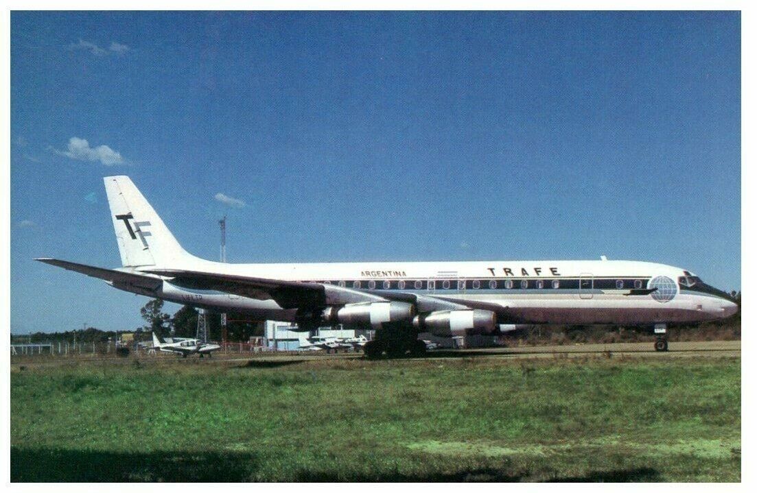 TRAFE Argentina McDonnell Douglas DC 8 at Buenos Aires 1978 Airplane ...