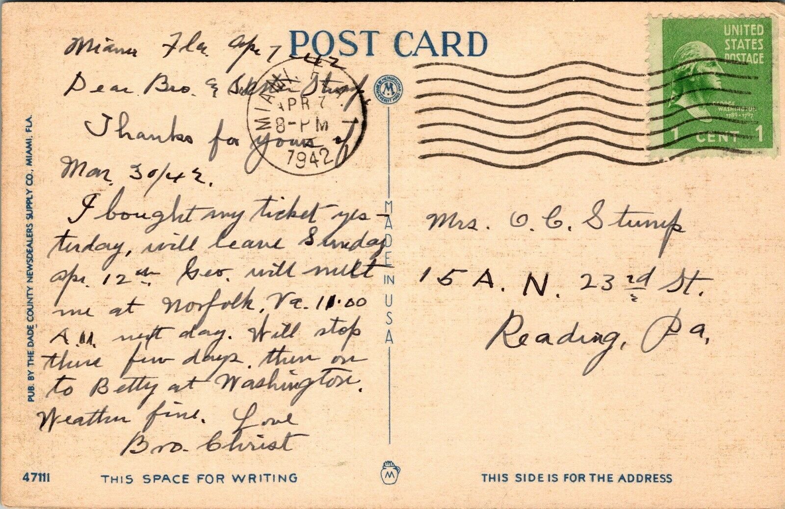 Vtg Miami Florida FL Entrance Gateway Covered with Flame Vine 1940s ...