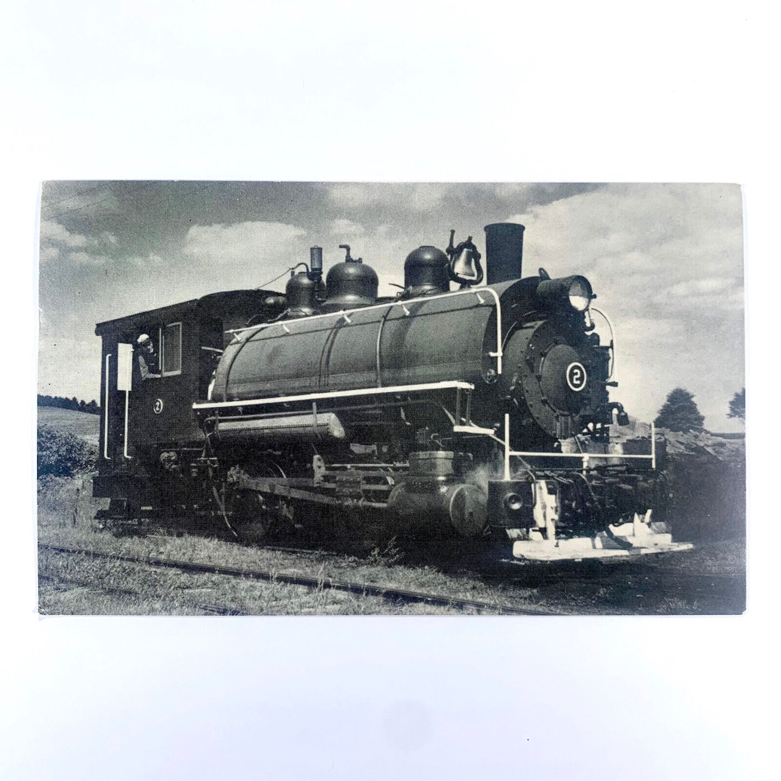 Postcard Railroad Train Wannamaker Kempton Southern Steam Engine Porter ...