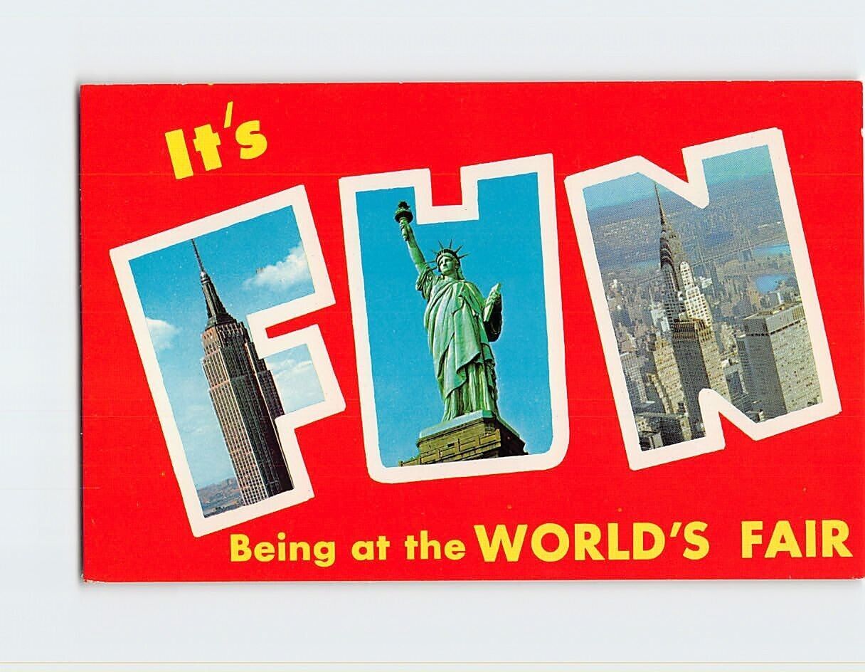 Postcard It's Fun Being at the World's Fair, New York City, New York ...