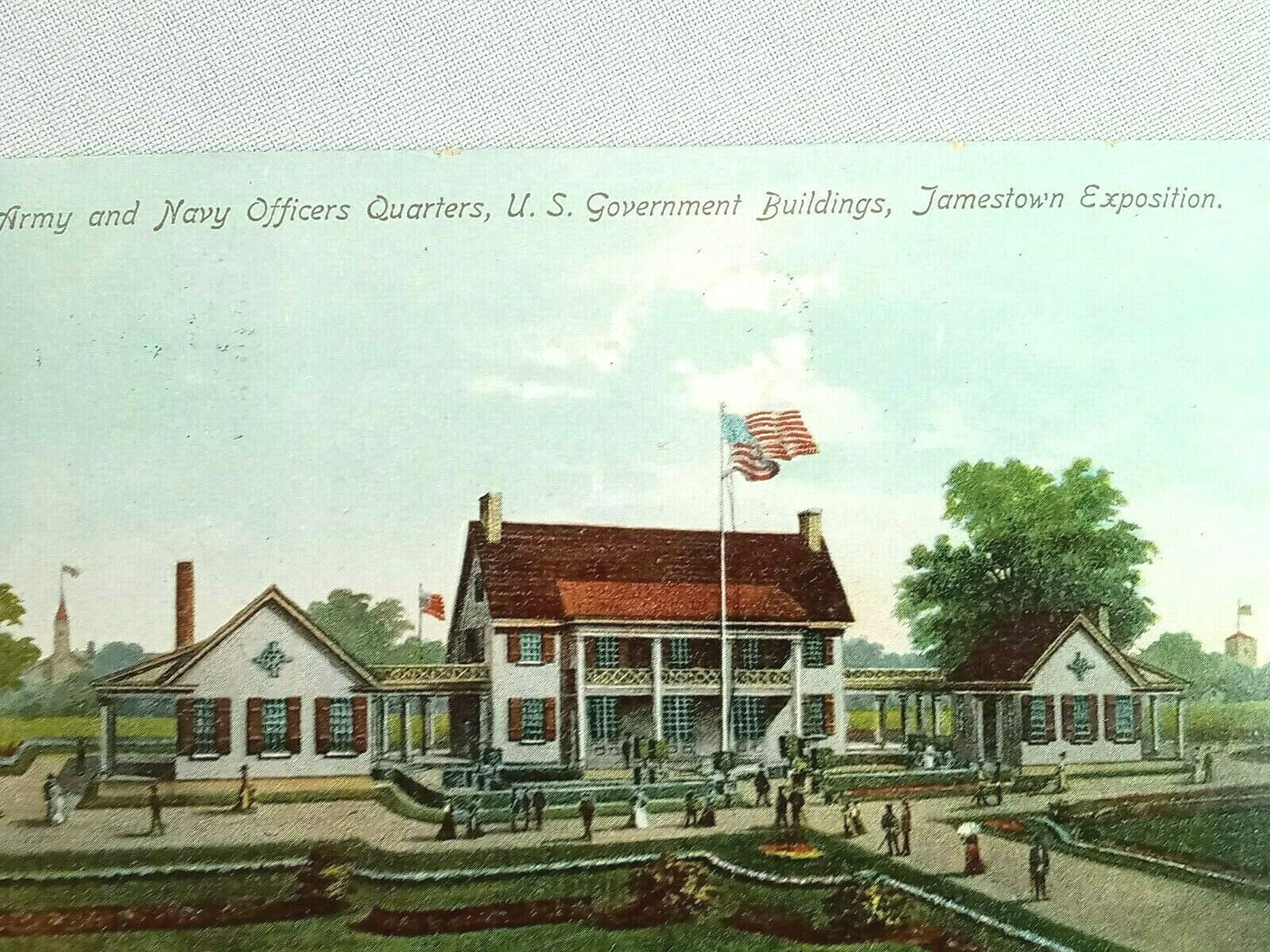 Vintage Postcard Army & Navy Officers Quarters US Government Buildings ...