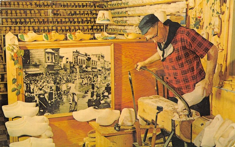 Holland Michigan 1960s Postcard Dutch Wooden Shoe Carver | United ...