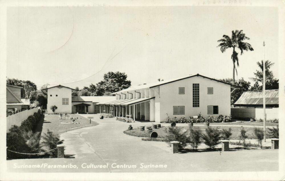 suriname, PARAMARIBO, Cultureel Centrum (1955) RPPC | Latin & South ...