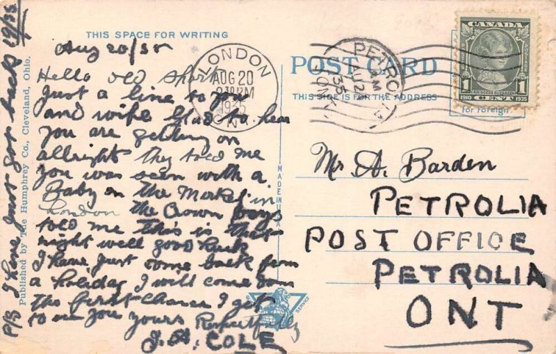 Cleveland Ohio Euclid Beach Park Attractions, White Border Vintage PC ...