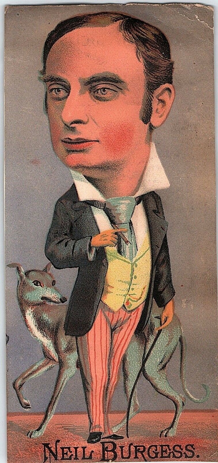 Neil Burgess Siage Actor J.D. Hopkins My Mother-in-Law Trade Card P4 ...