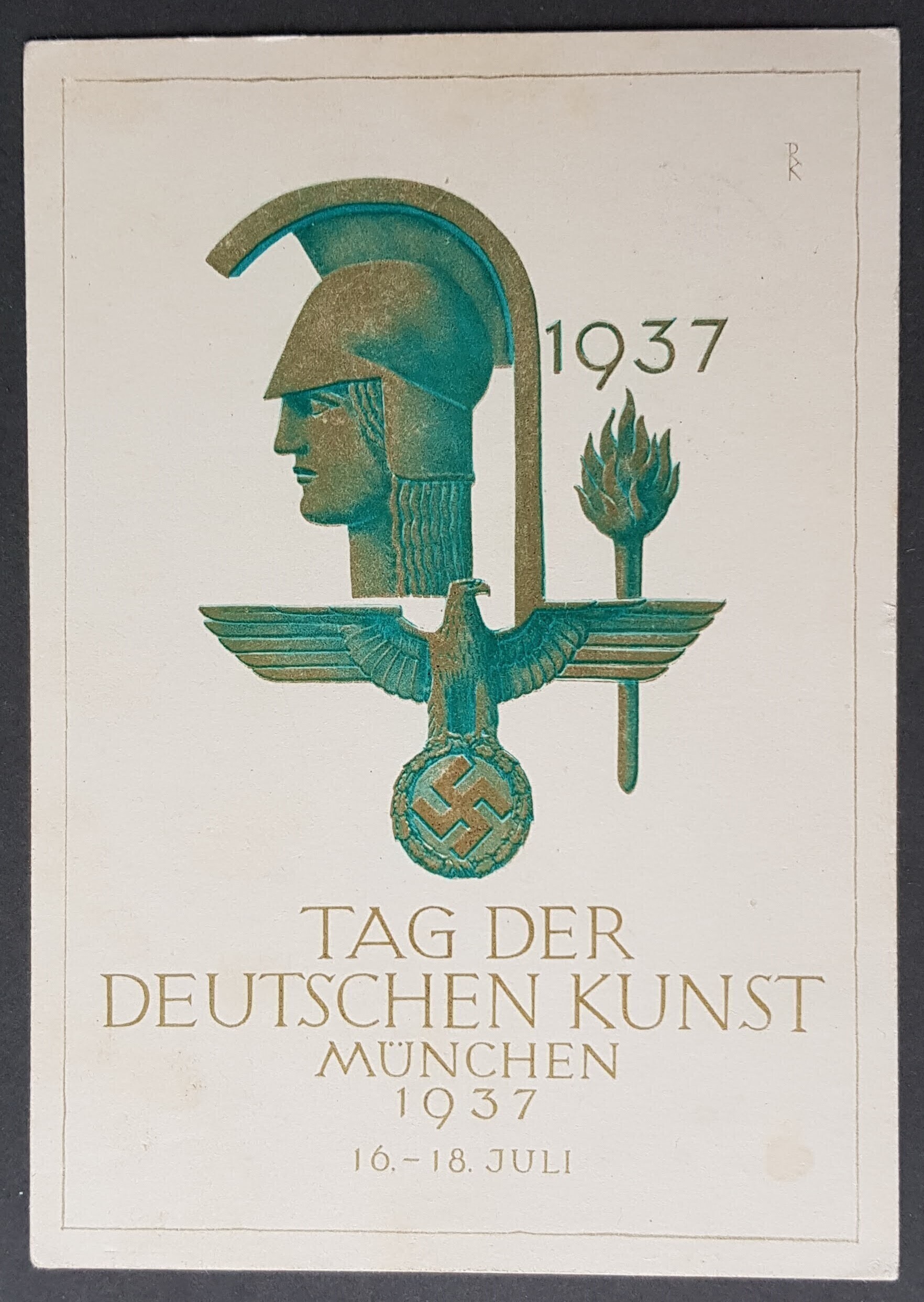Germany Third 3rd Reich Nsdap Original Propaganda Card DAY of German ...