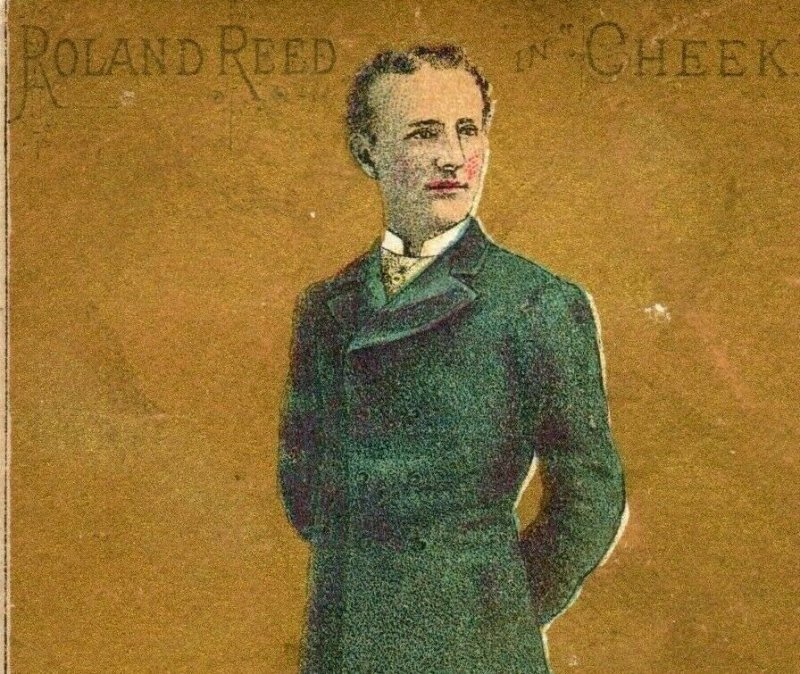 1880s Roland Reed Stage Actor "Cheek" Handsome Man P215 | Ephemera ...