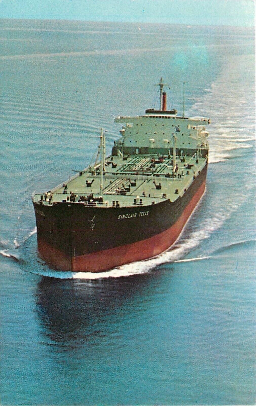 Postcard 1960s S.S. Sinclair Texas Oil Tanker refining Ship Dexter TP24 ...